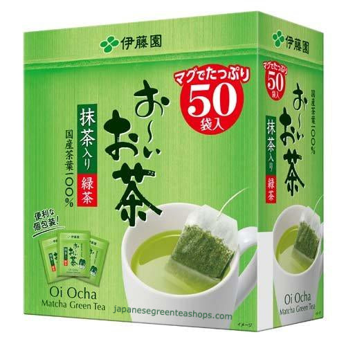 ITO EN Oi Ocha Matcha Green Tea Bags (50 Pack) – Japanese Green Tea Shops