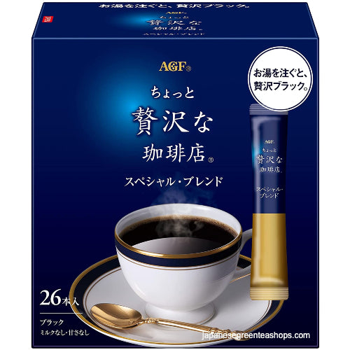 (AGF) Luxurious Coffee Shop Special Blend Instant Coffee (26 Sticks ...