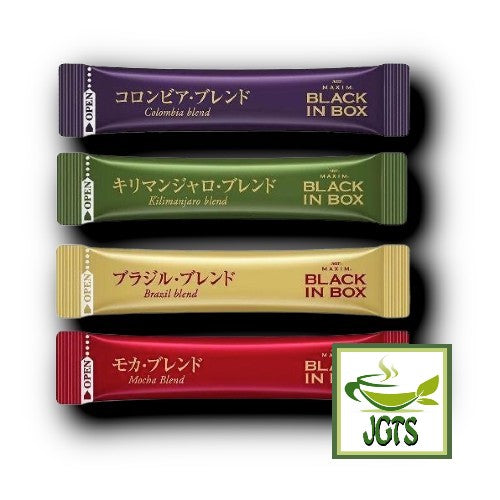 (AGF) Maxim Black In Box Assortment Instant Coffee 20 Sticks – Japanese ...