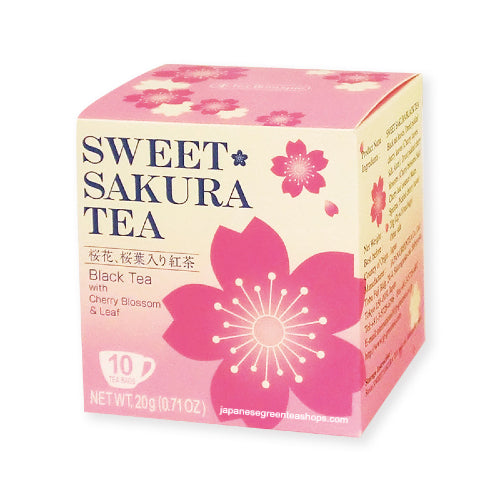 Tea Boutique Sweet Sakura Tea (Black tea with Cherry Blossom and Leaf ...